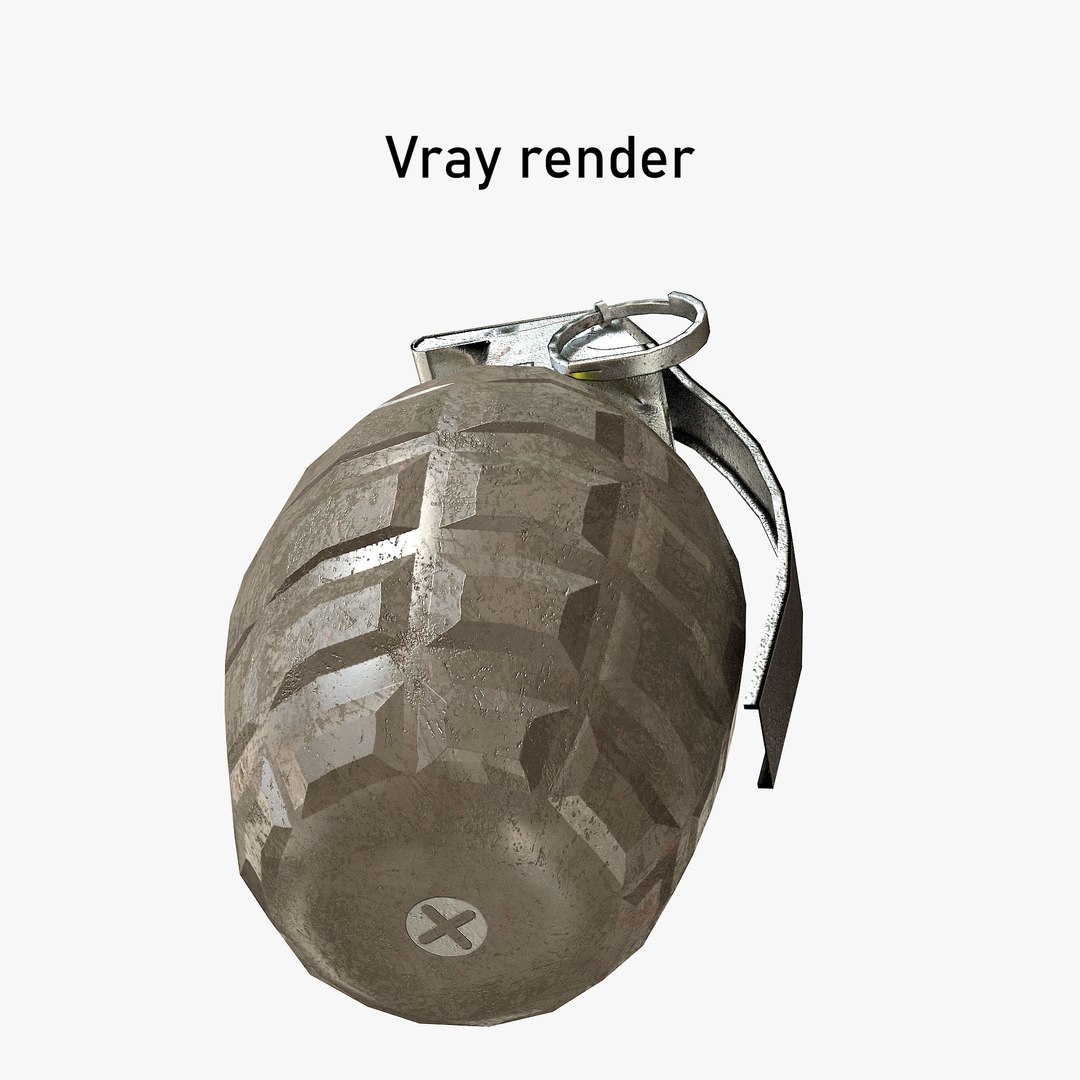 Grenade Low Poly 3D model - TurboSquid 2179776