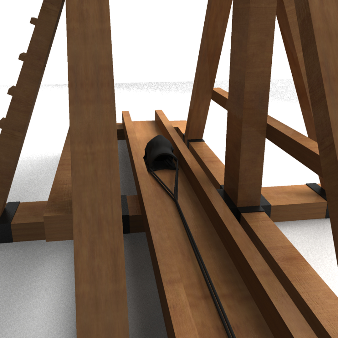 3d model trebuchet