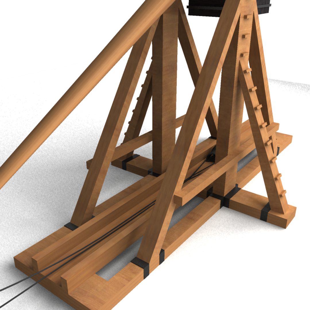 3d model trebuchet