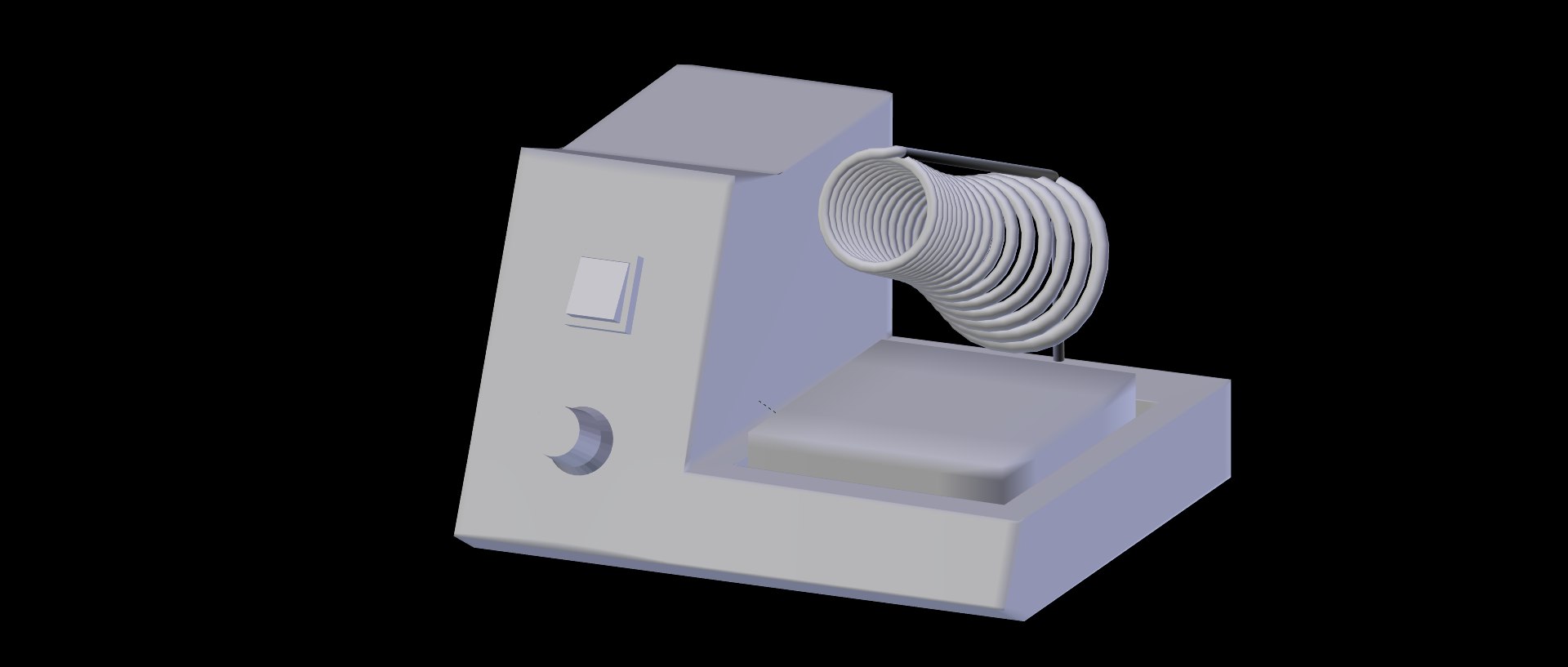 3d Soldering Iron Led Model