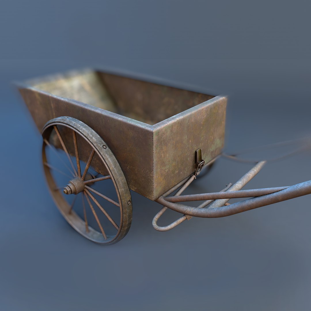 Pushcart 3D Model - TurboSquid 1232662