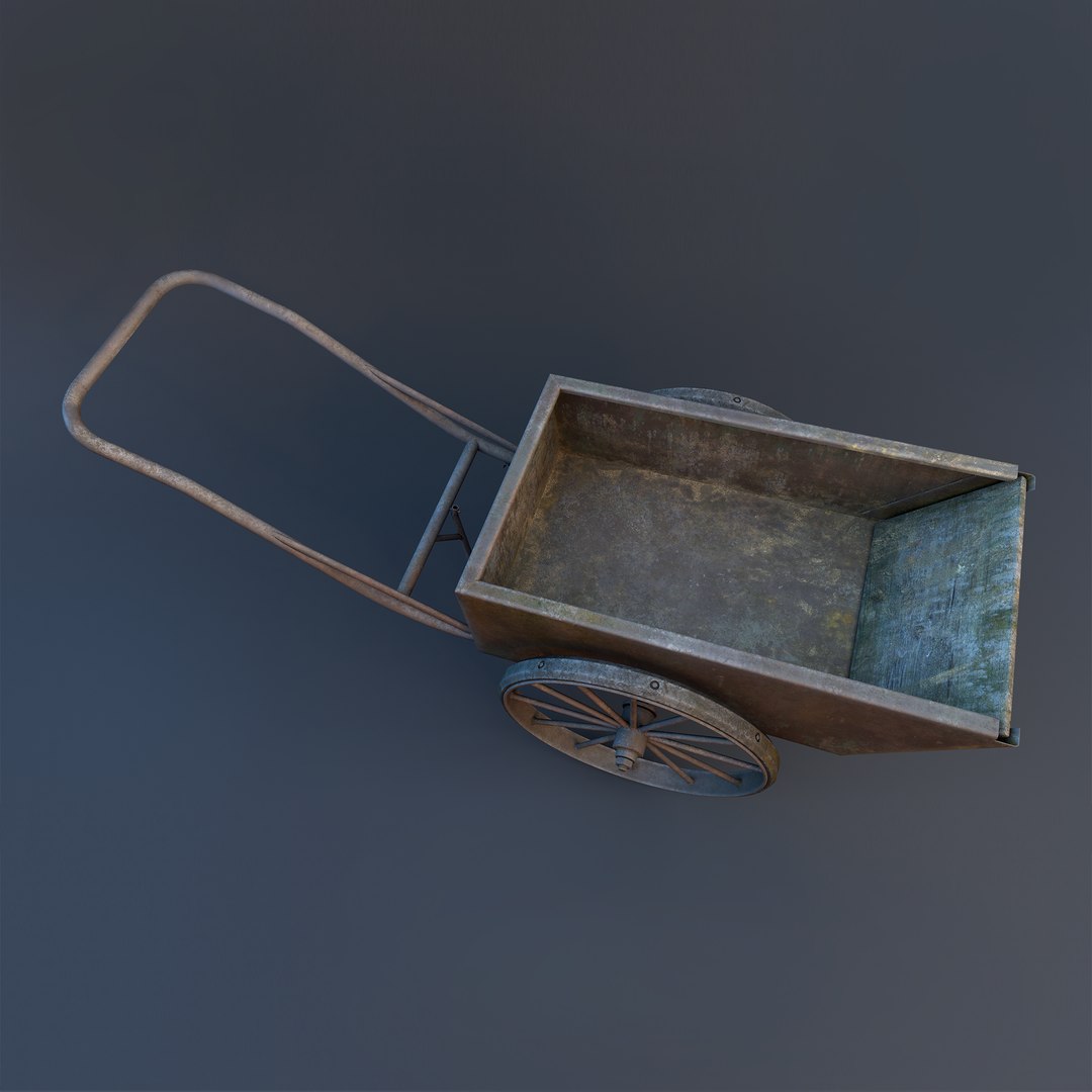 Pushcart 3D Model - TurboSquid 1232662