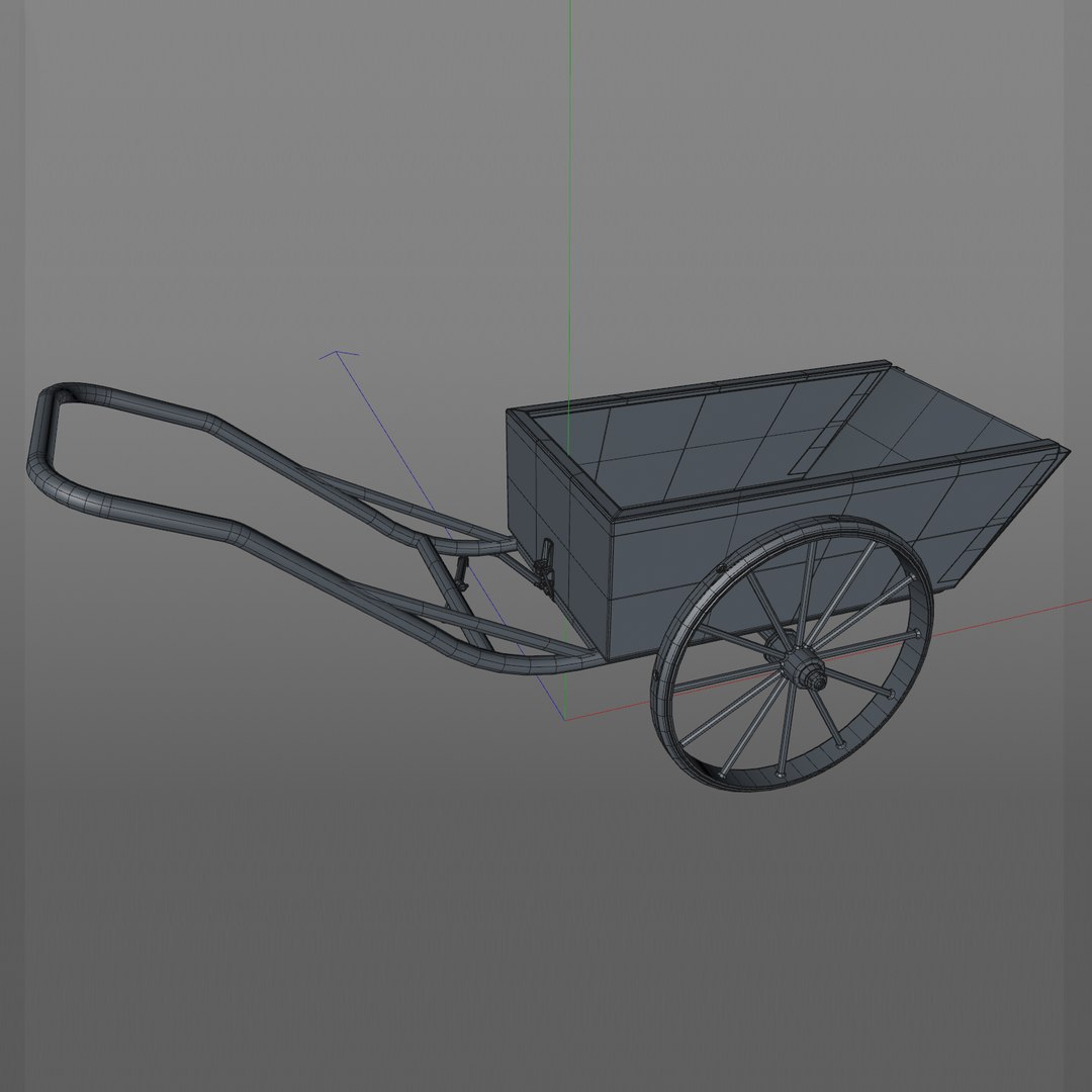 Pushcart 3D Model - TurboSquid 1232662
