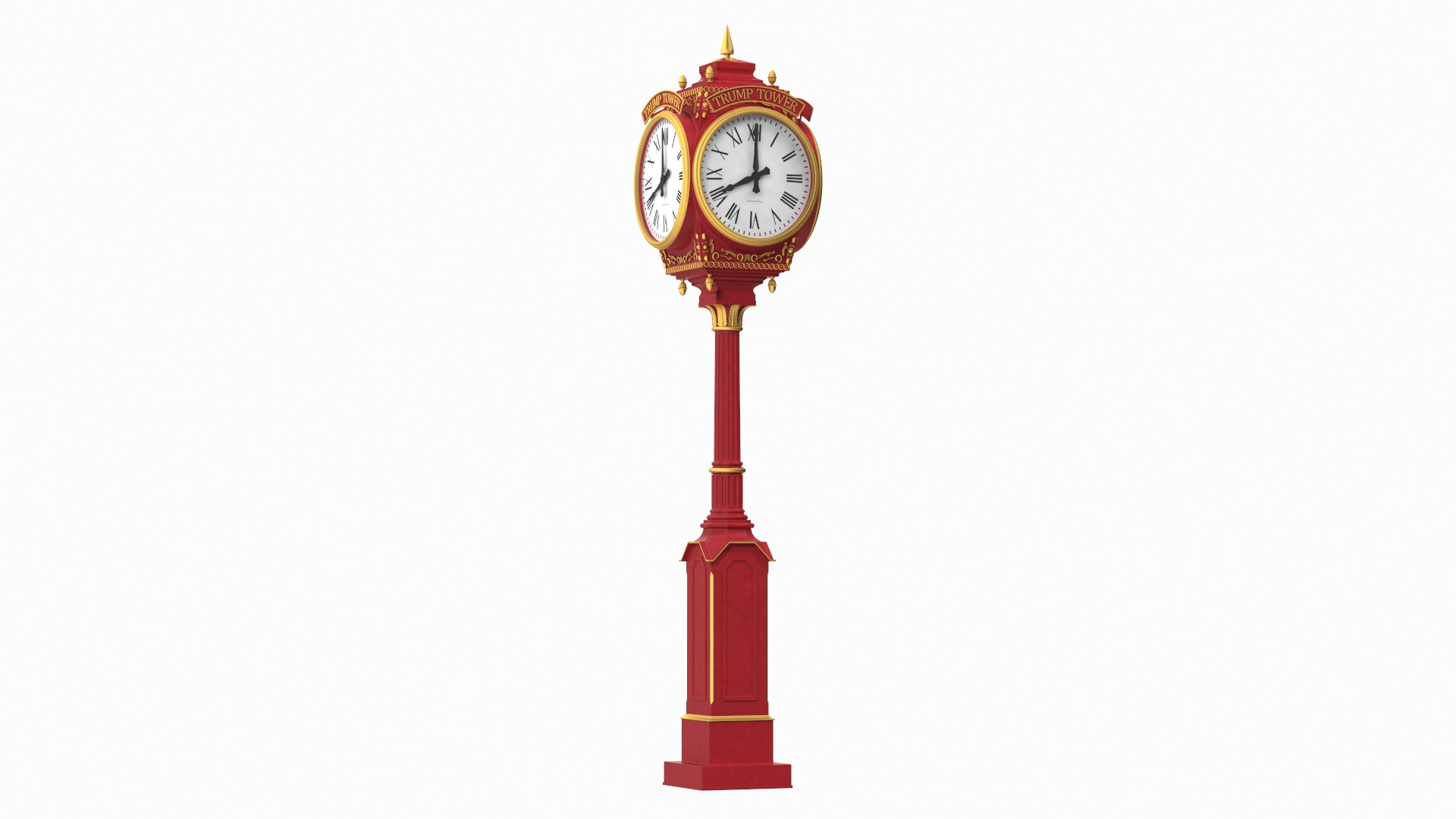New York Street Clocks Model - TurboSquid 1530202
