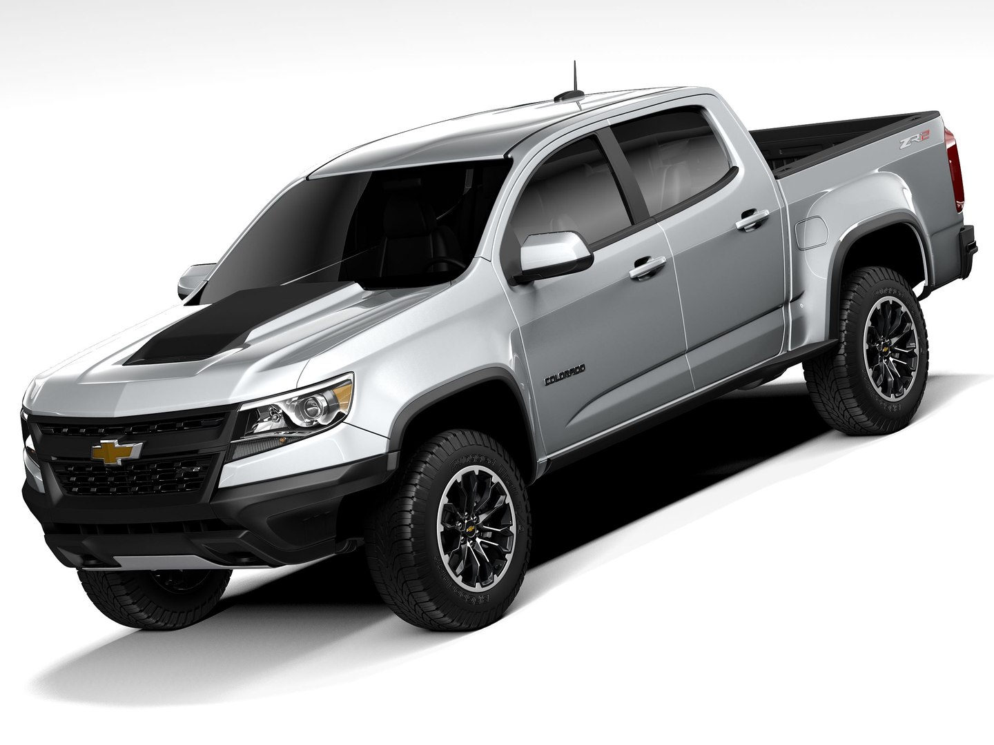 3D Model Chevrolet Colorado ZR2 4-door 2017 - TurboSquid 2216835