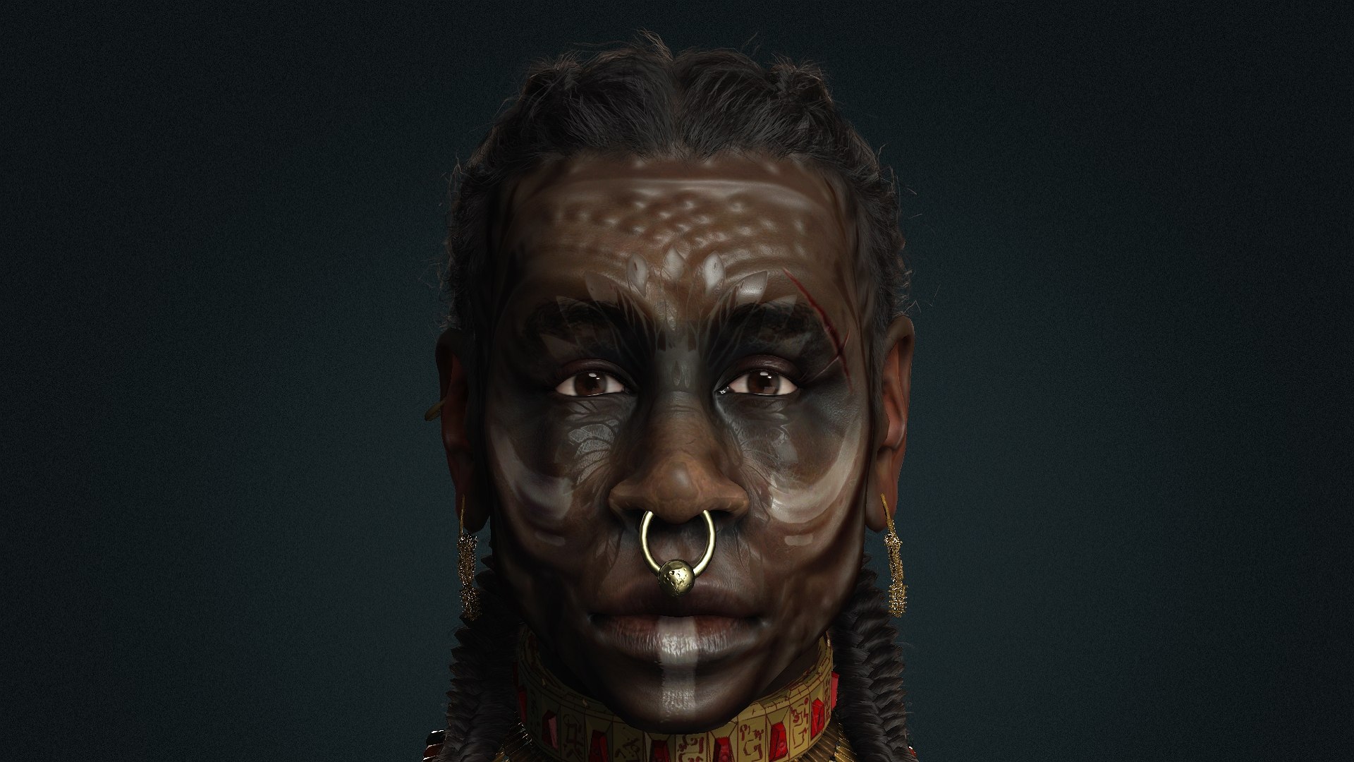 3D African Tribal Woman - 3D Character Model Model - TurboSquid 2235773