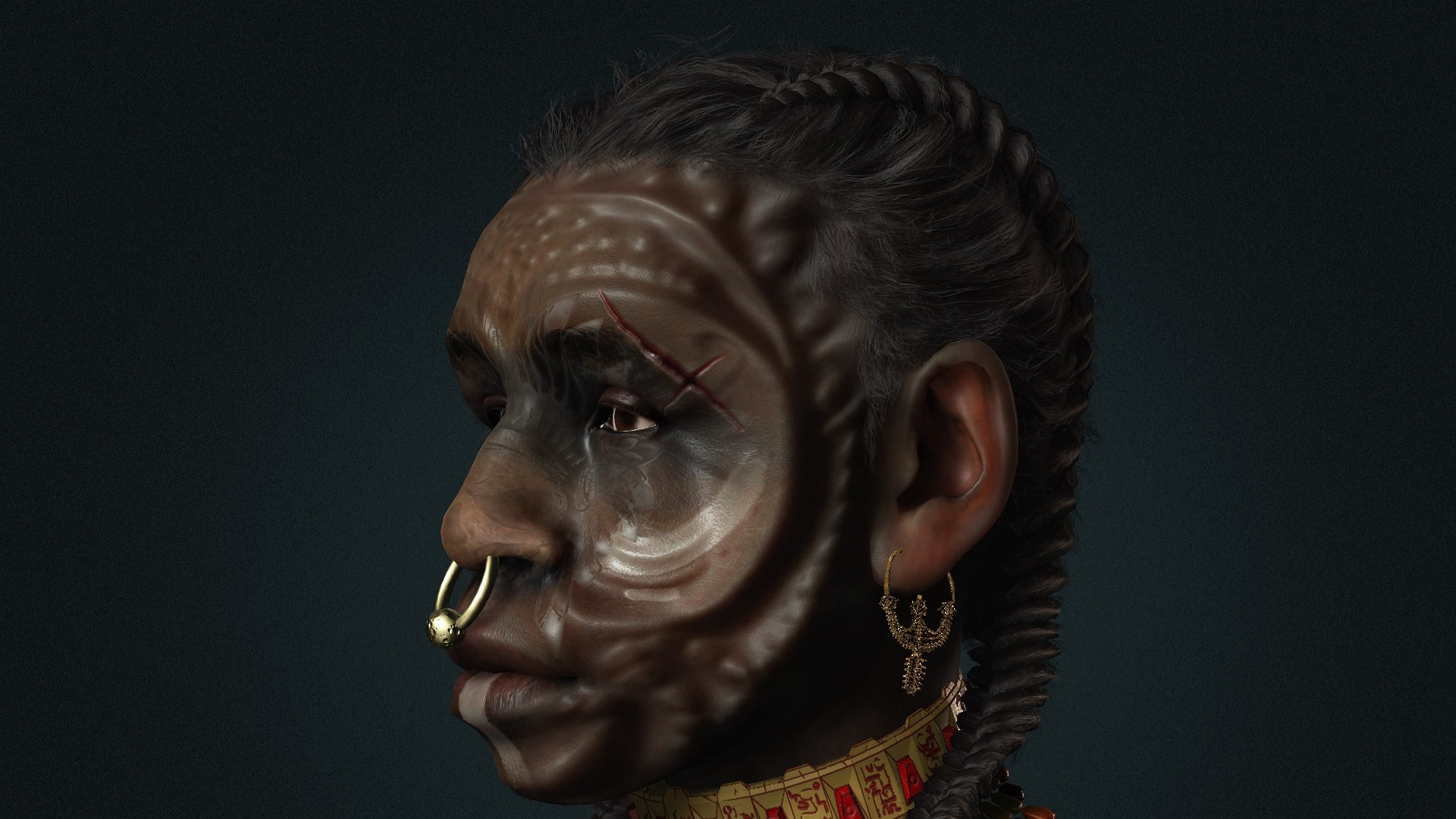 3D African Tribal Woman - 3D Character Model Model - TurboSquid 2235773