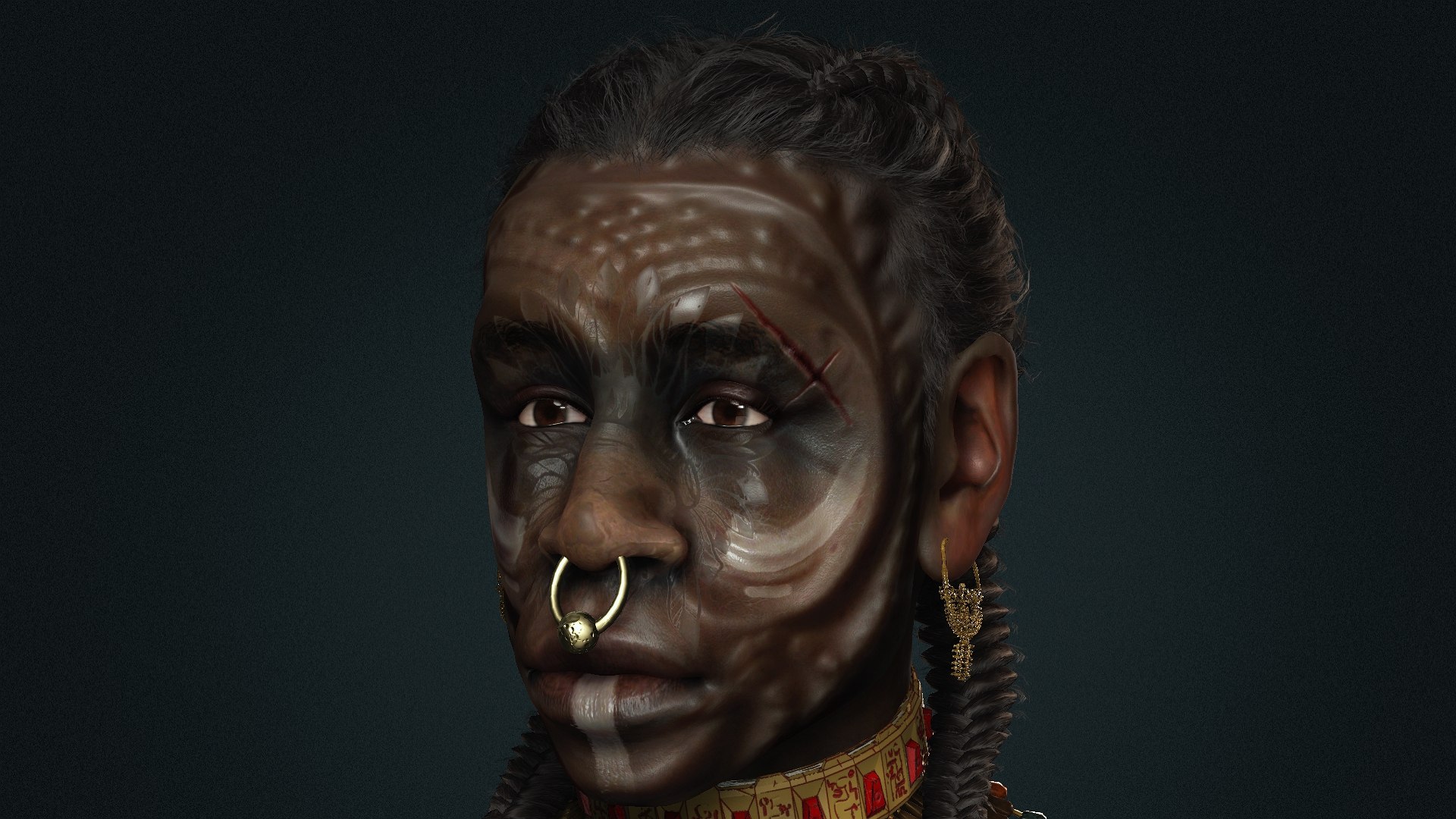 3D African Tribal Woman - 3D Character Model Model - TurboSquid 2235773