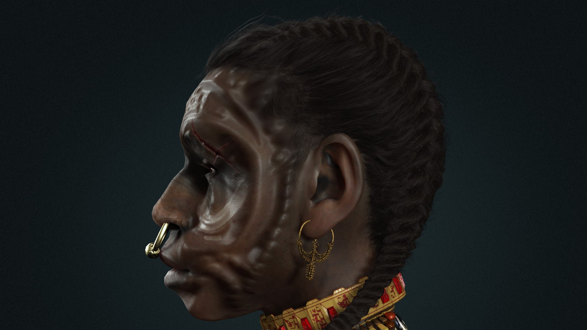 3D African Tribal Woman - 3D Character Model Model - TurboSquid 2235773