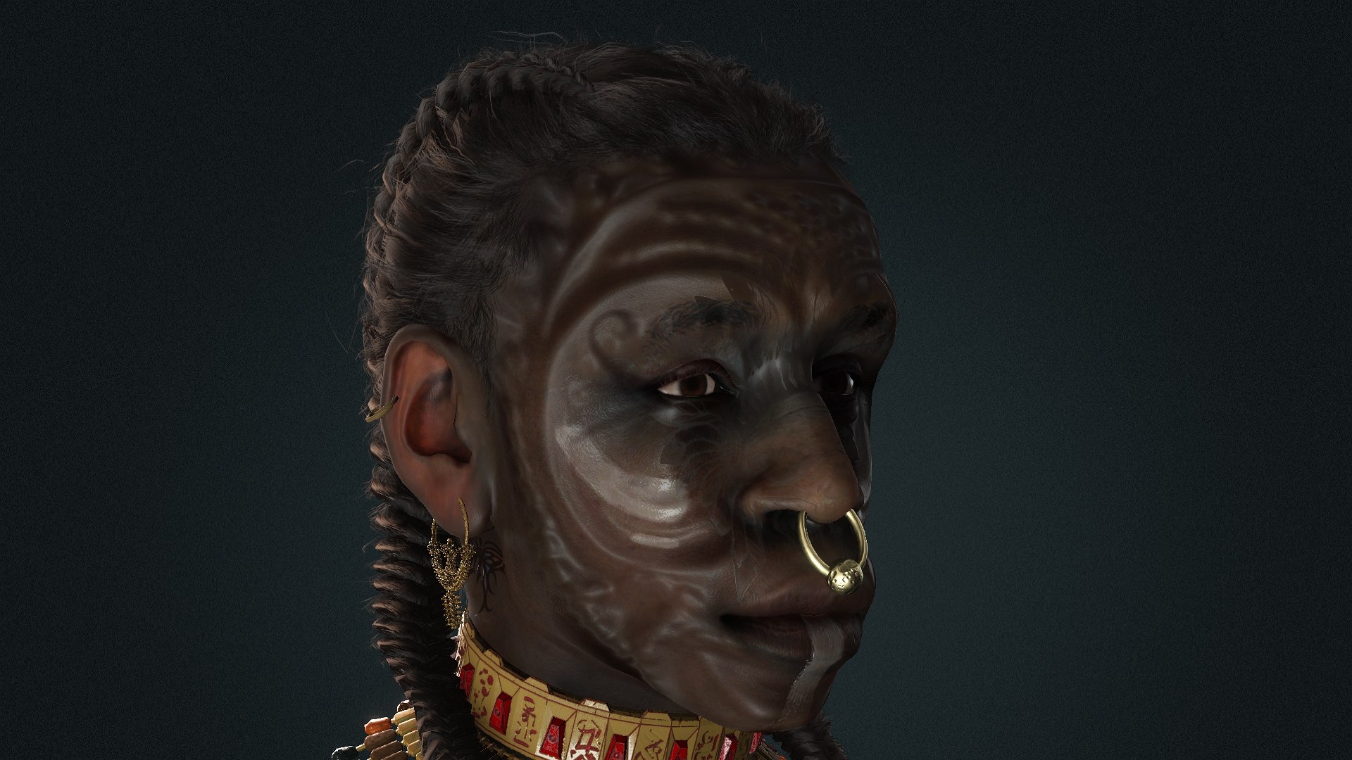 3D African Tribal Woman - 3D Character Model Model - TurboSquid 2235773