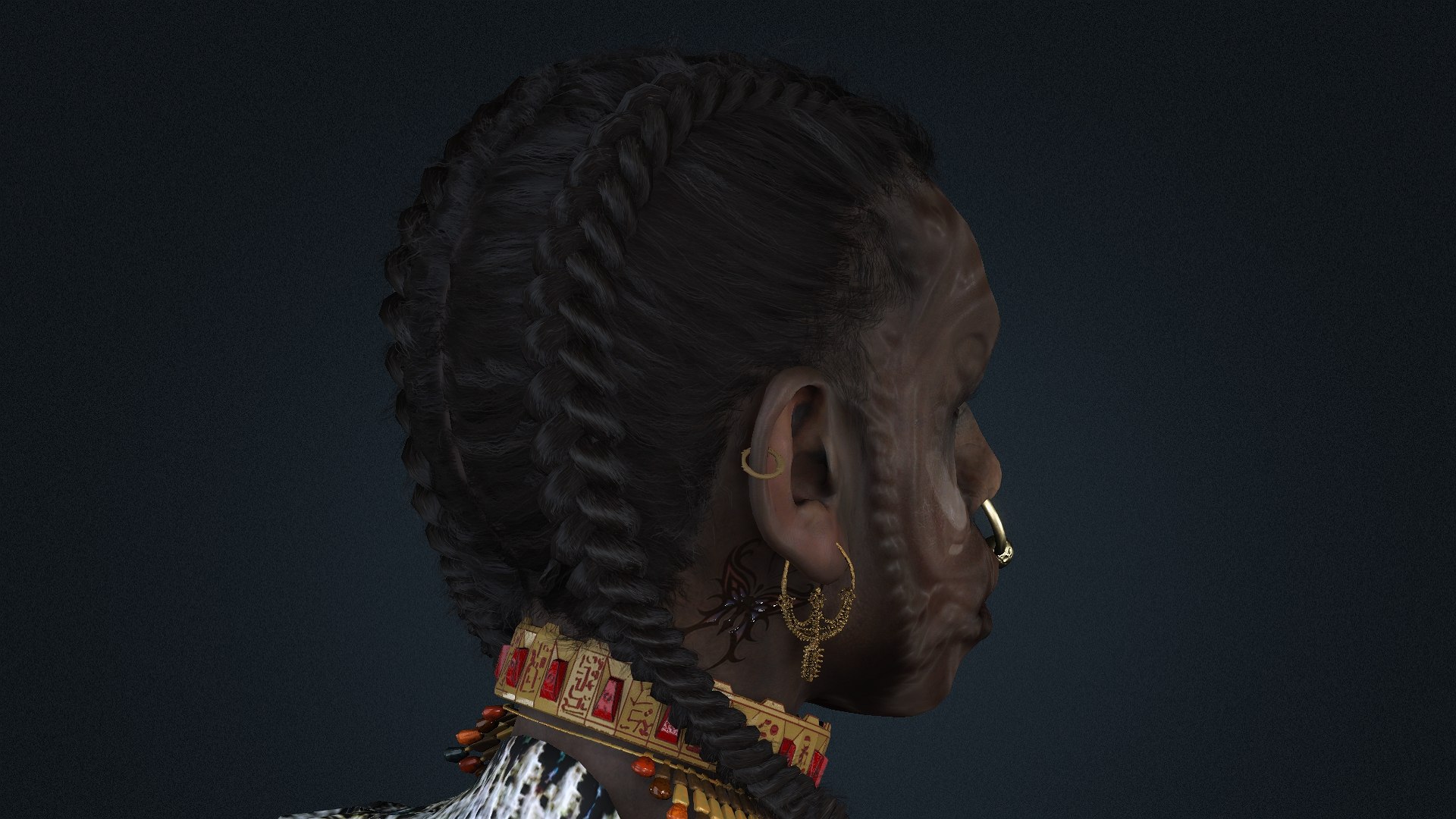 3D African Tribal Woman - 3D Character Model Model - TurboSquid 2235773