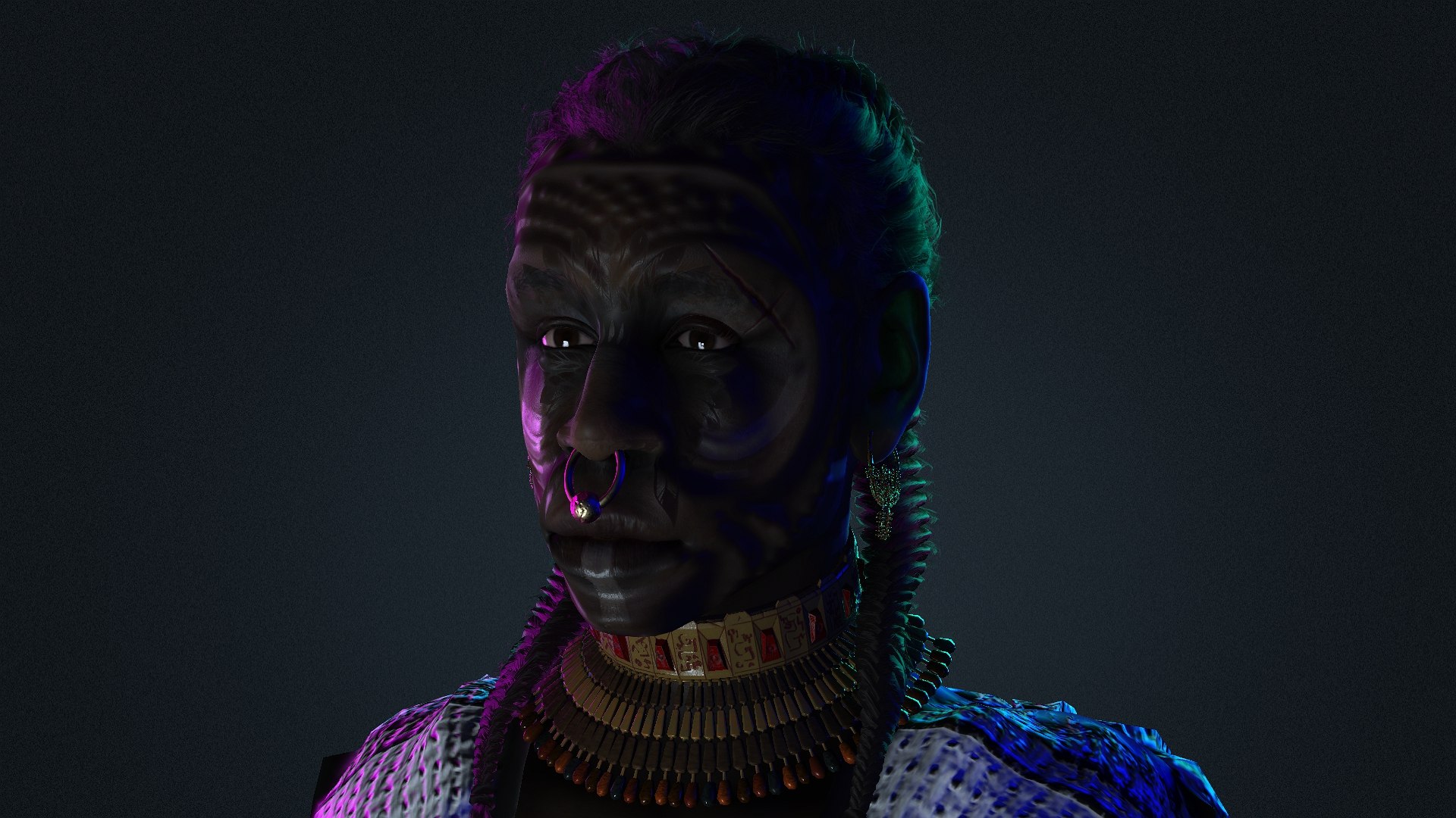 3D African Tribal Woman - 3D Character Model Model - TurboSquid 2235773