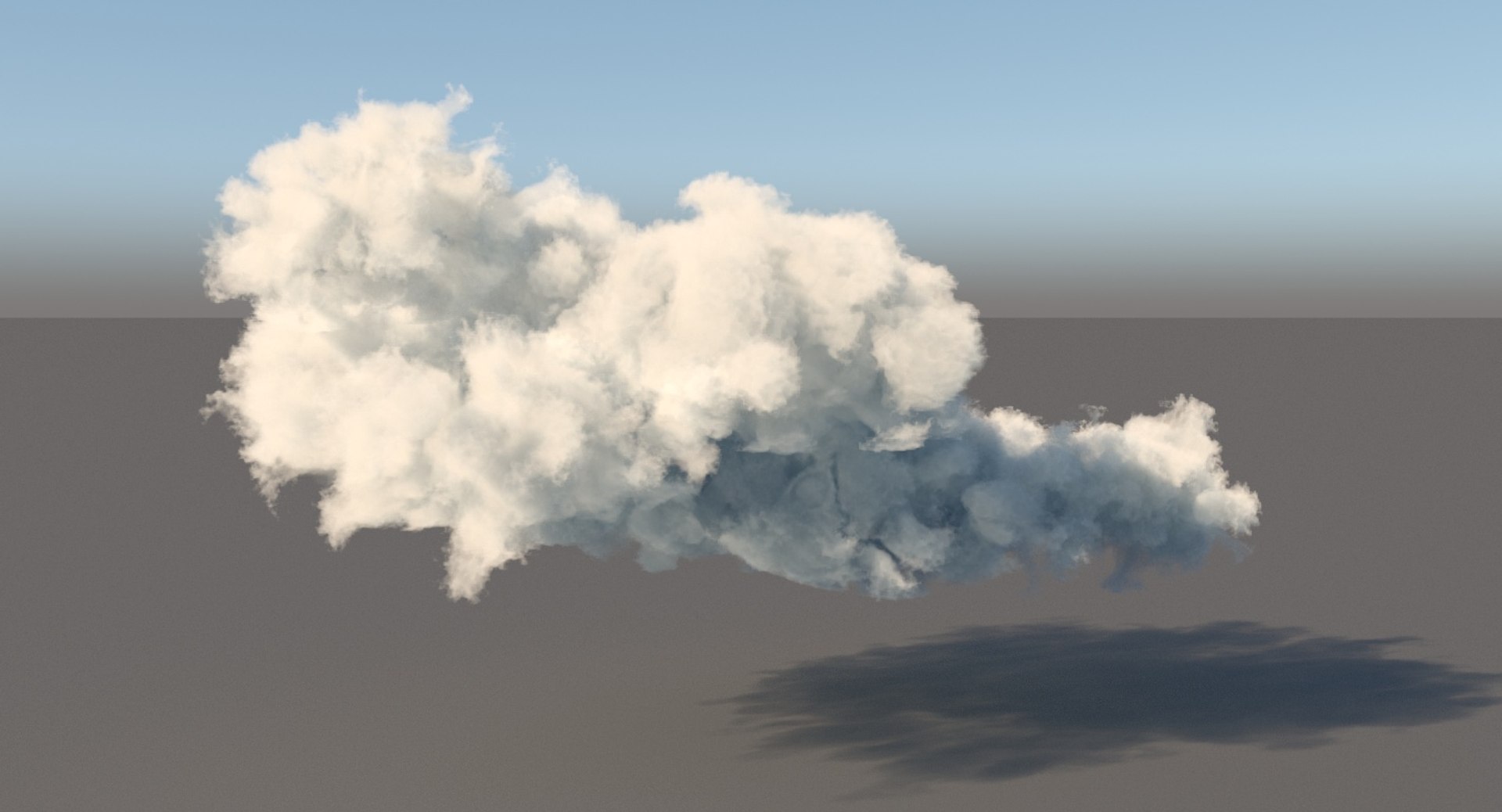 3d pack clouds model