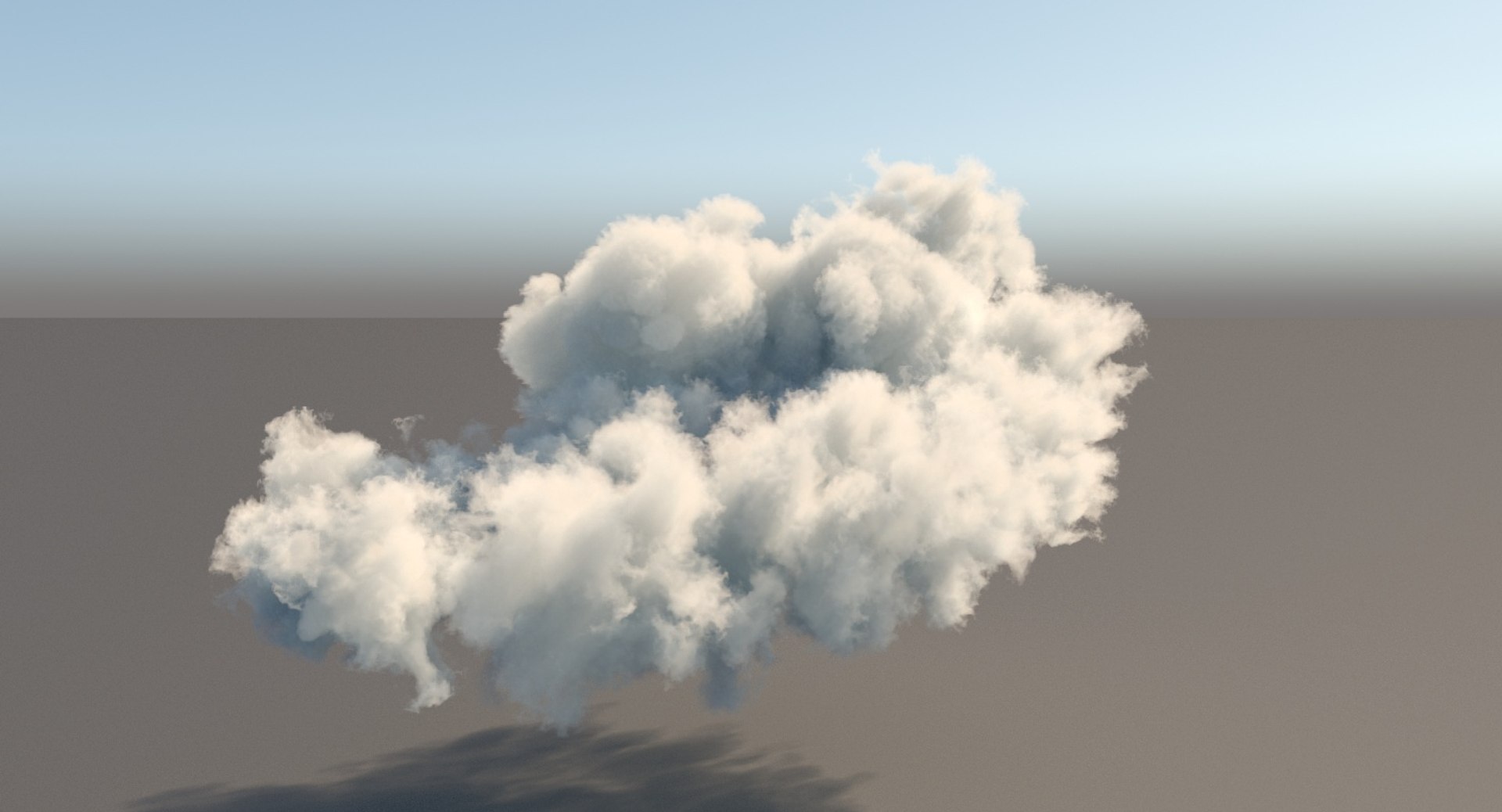 3d pack clouds model
