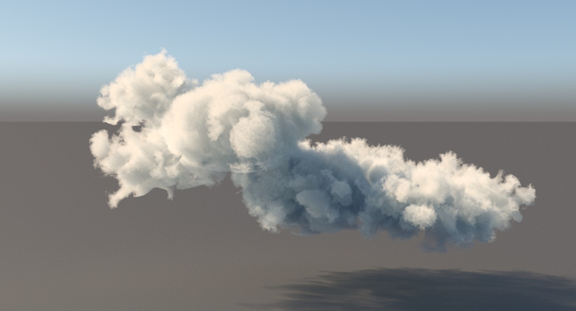 3d pack clouds model