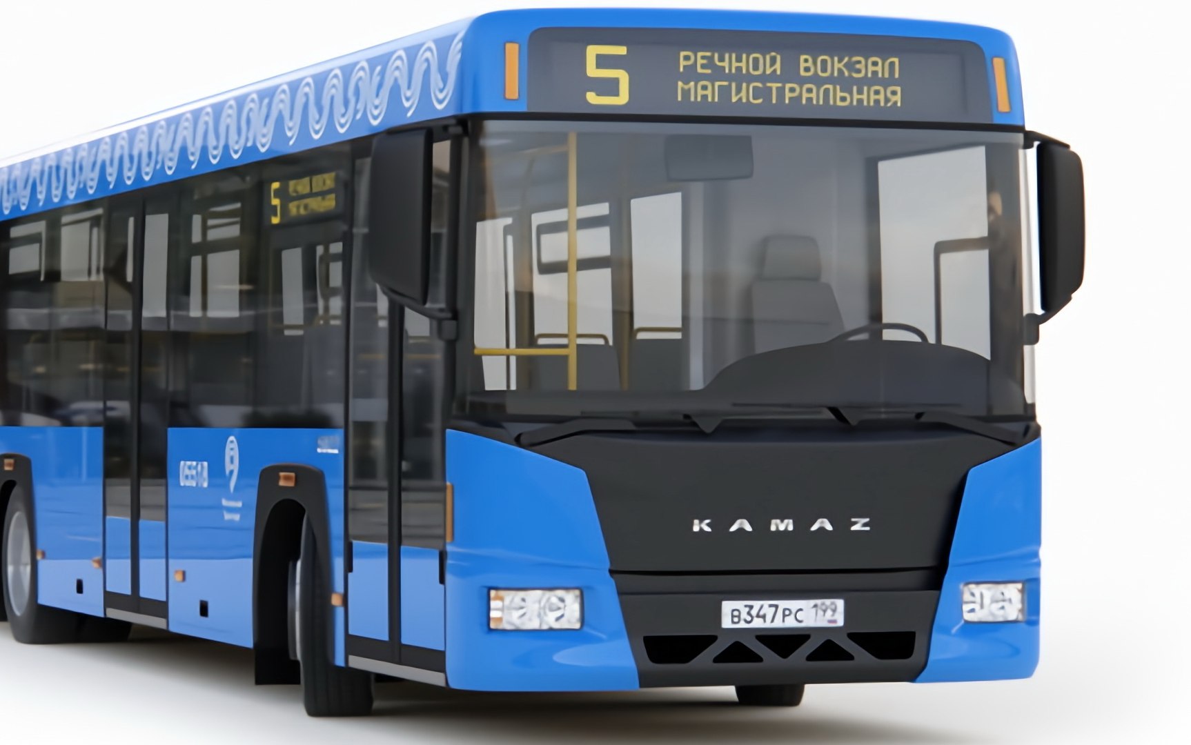 City Bus KAMAZ Model - TurboSquid 1809714