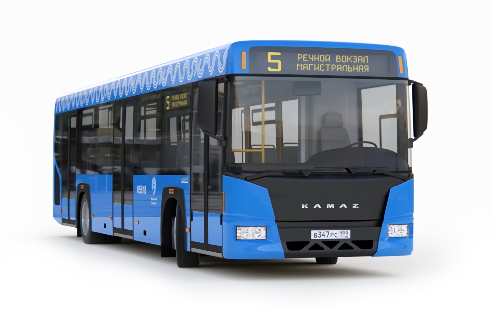 City Bus KAMAZ Model - TurboSquid 1809714