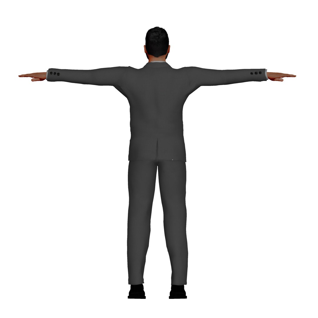 Adult Man Beard Character 3D Model - TurboSquid 1608084