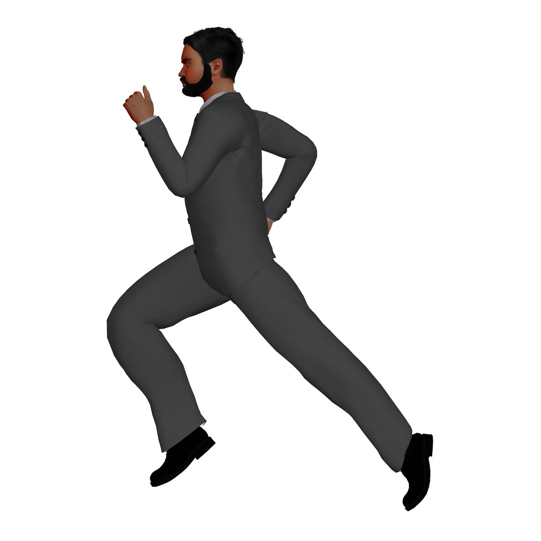 Adult Man Beard Character 3D Model - TurboSquid 1608084