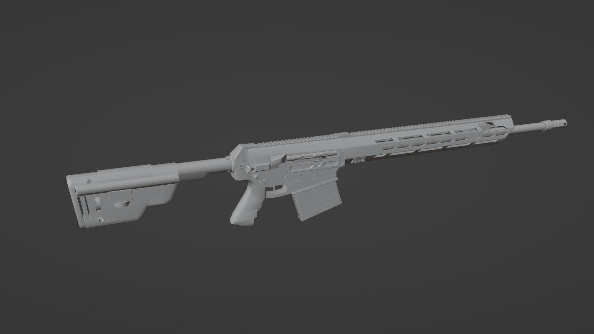 MK18 - Model With Textures Low-poly 3D Model 3D Model - TurboSquid 1991215