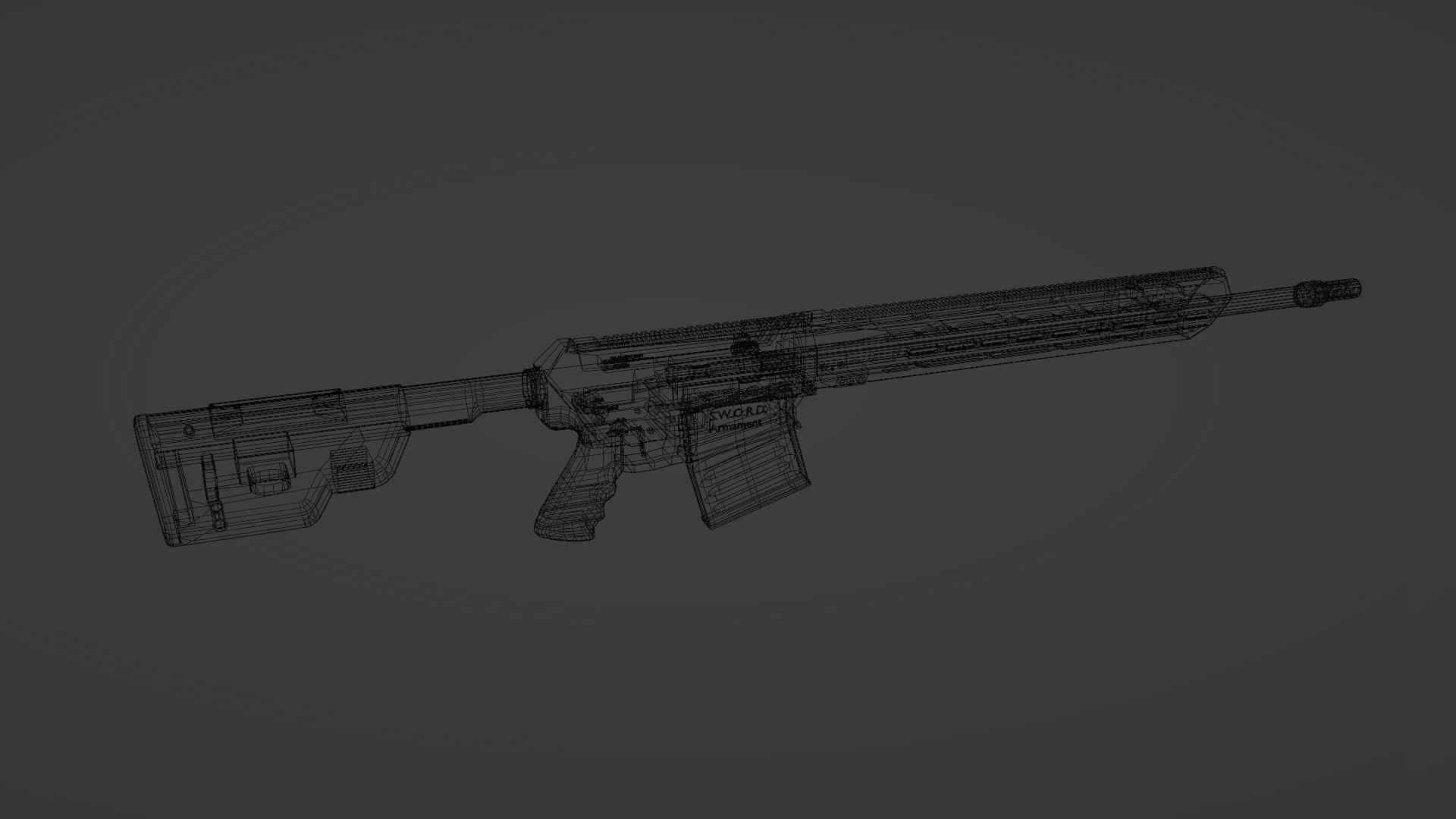 MK18 - Model With Textures Low-poly 3D Model 3D Model - TurboSquid 1991215