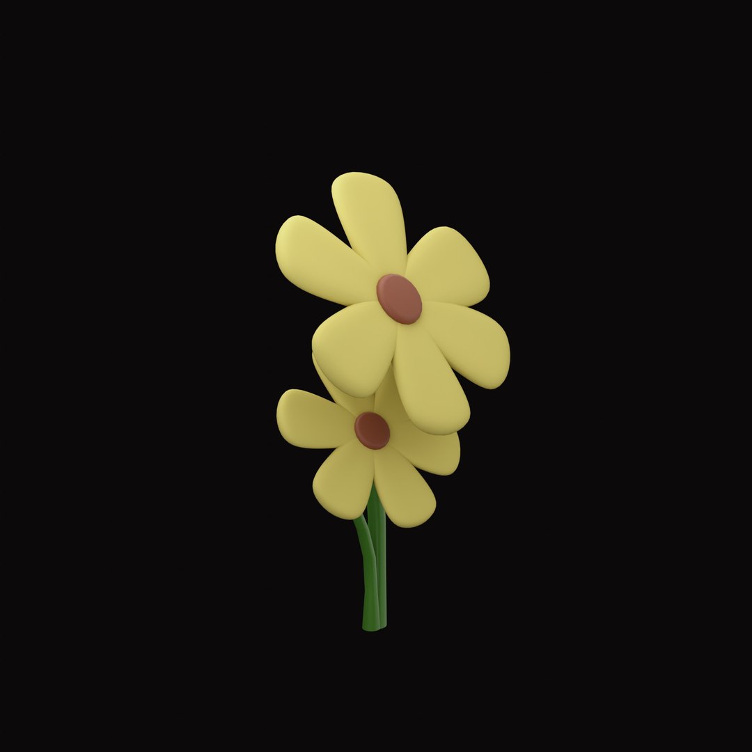 3D Flower Cartoon - TurboSquid 2427655