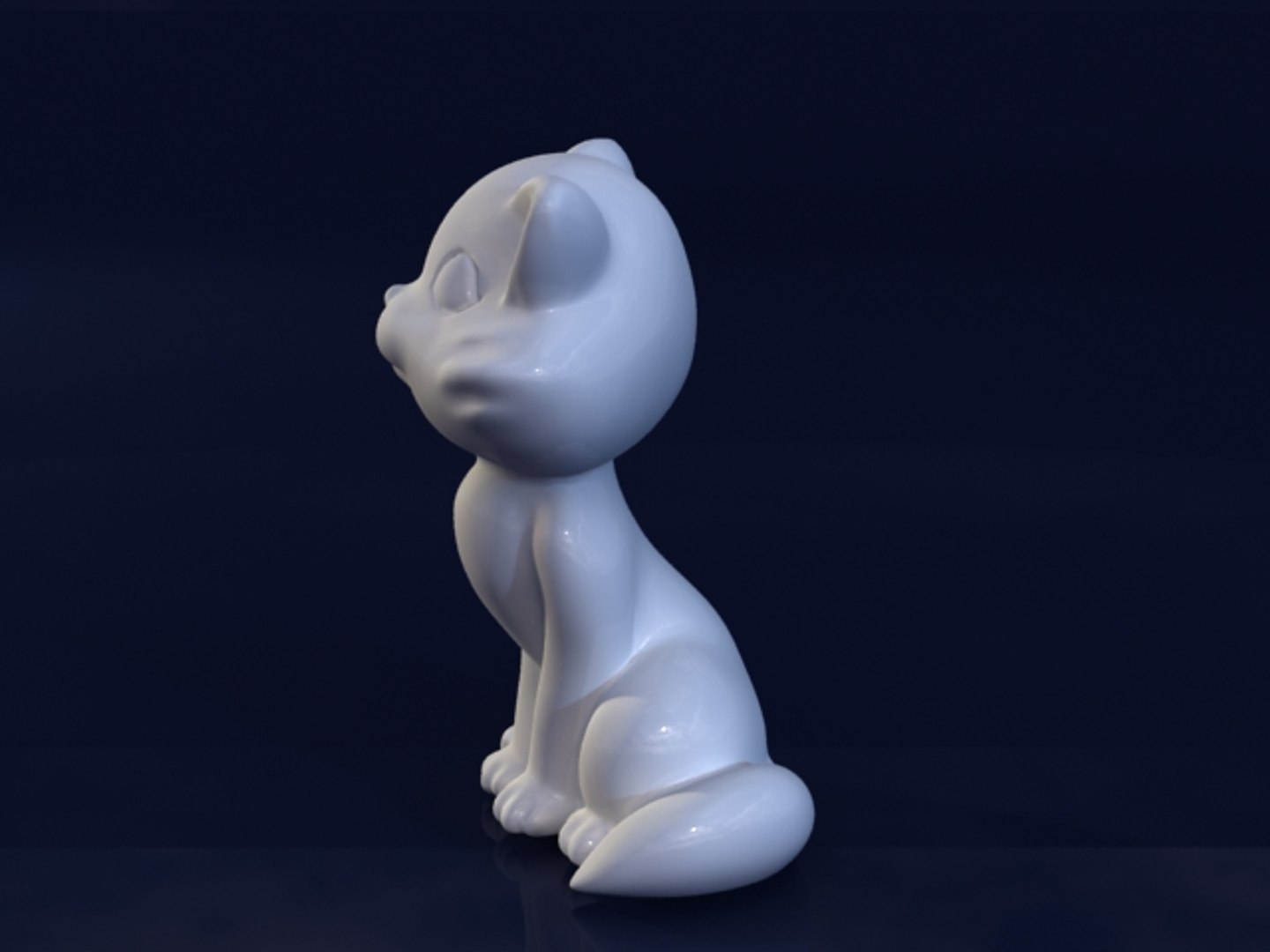 Cat Mold Hand 3d Model