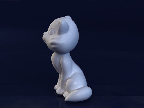 cat mold hand 3d model
