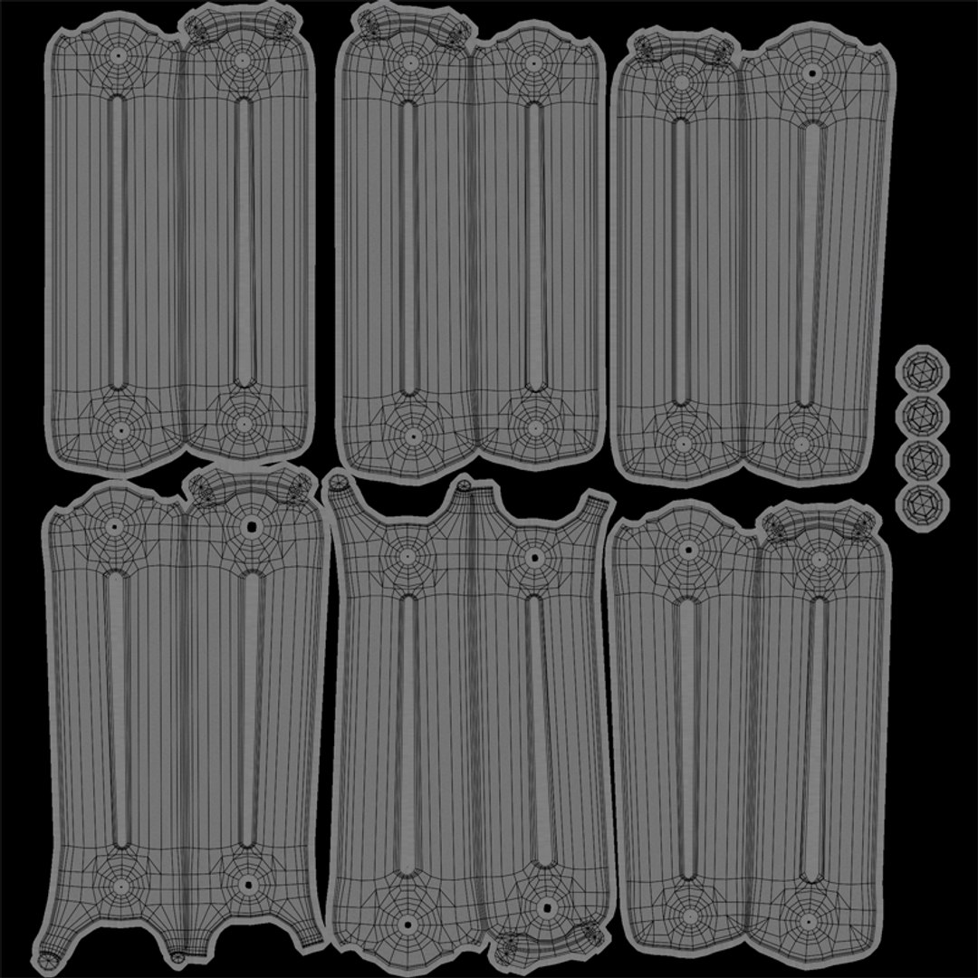 3D Epoca Cast Iron Radiator 2C Collection - TurboSquid 2357471