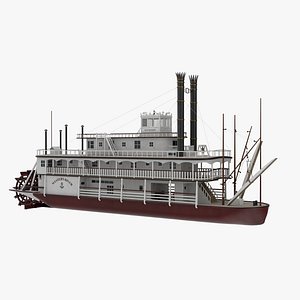 Download Free & Premium Steamboat 3D Models | TurboSquid