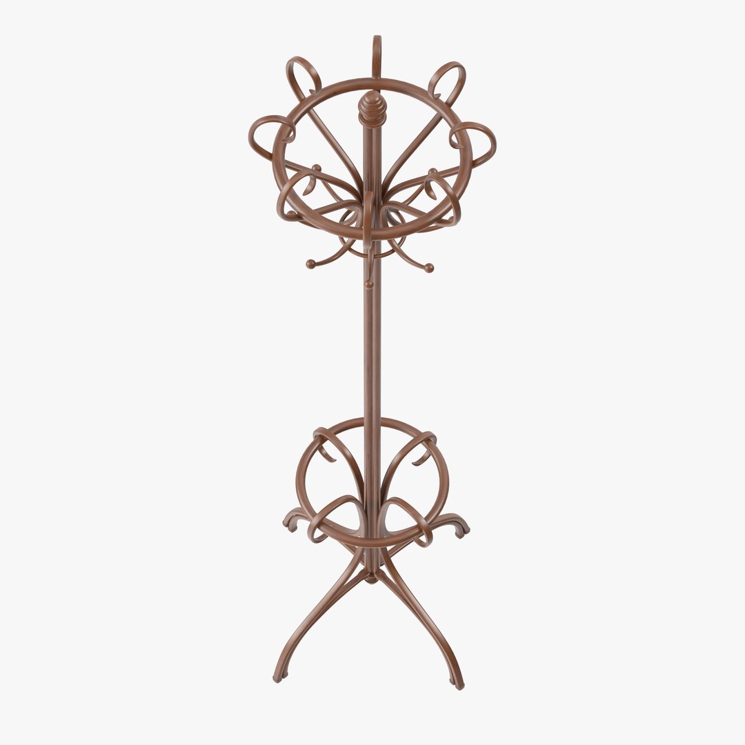 Bentwood Hat Coat Stand 3D Model - TurboSquid 1430862
