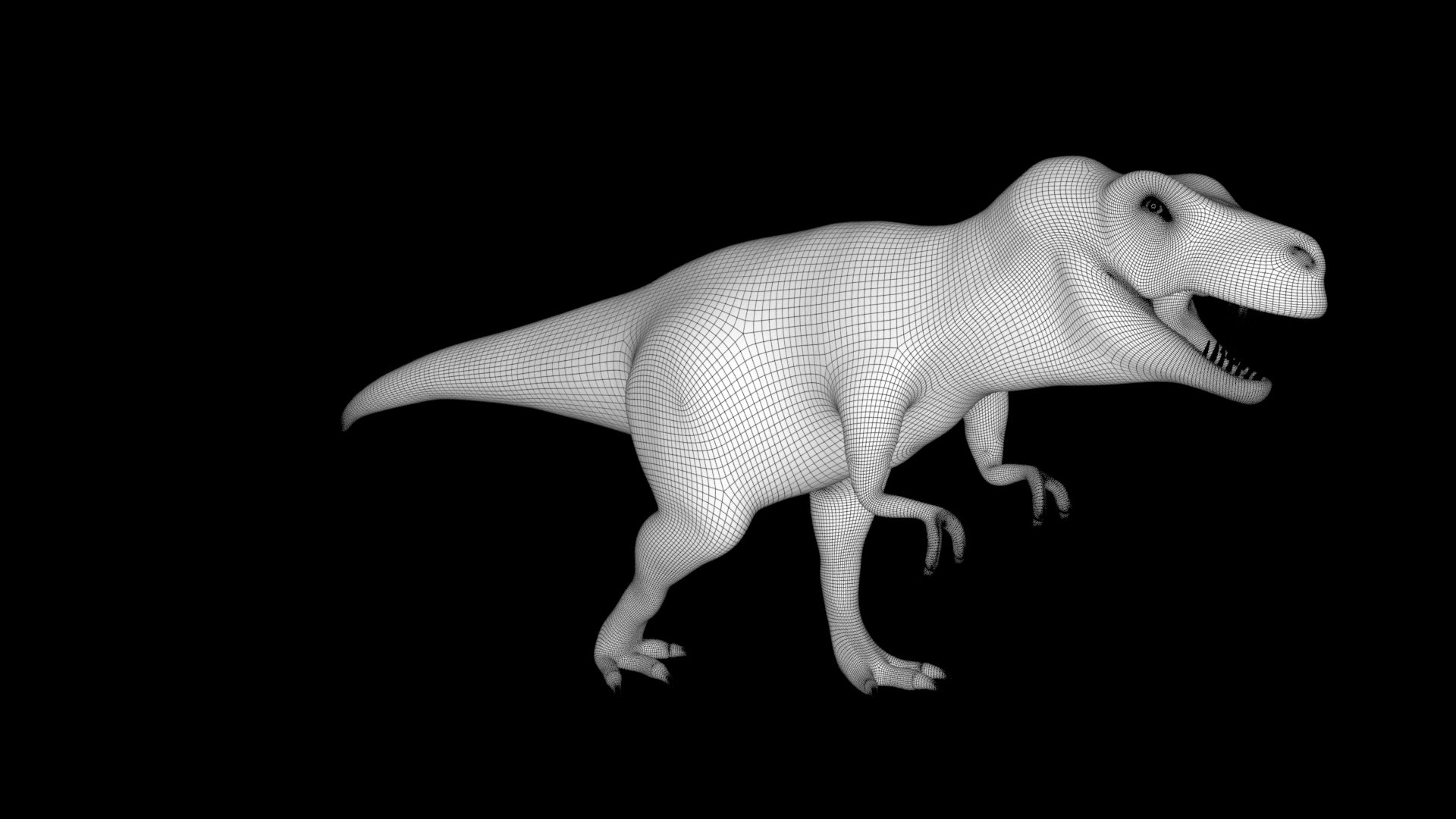 3D Rigged Tyrannosaurus Rex 4K Textures Model - TurboSquid 1964643