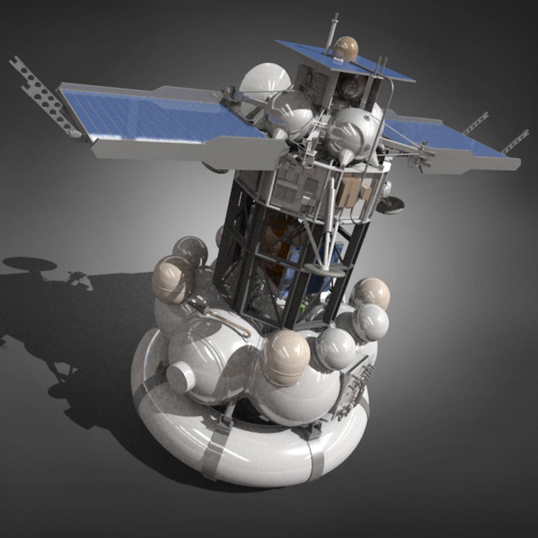 3d Model Of Russian Phobos-grunt