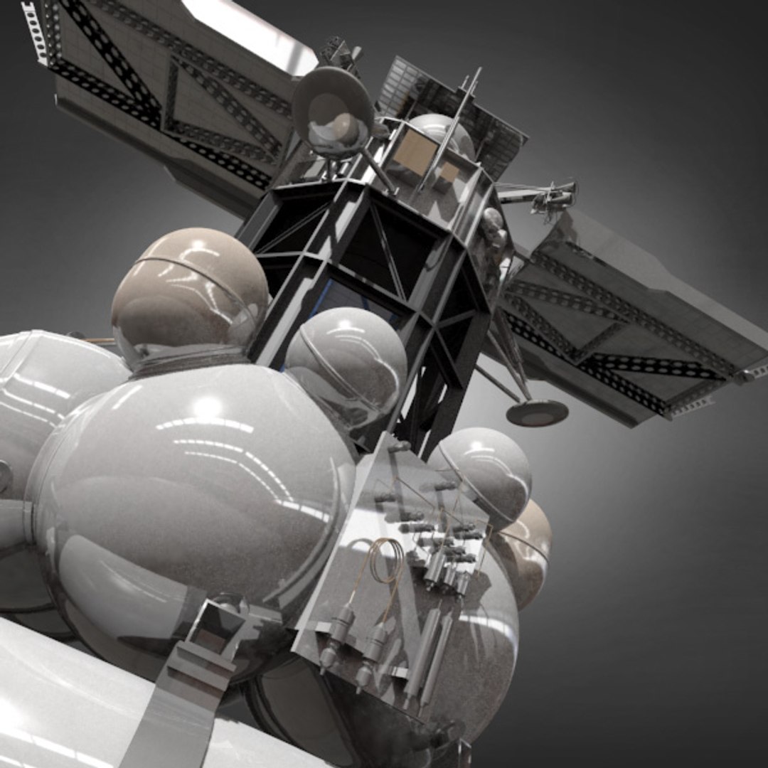 3d Model Of Russian Phobos-grunt