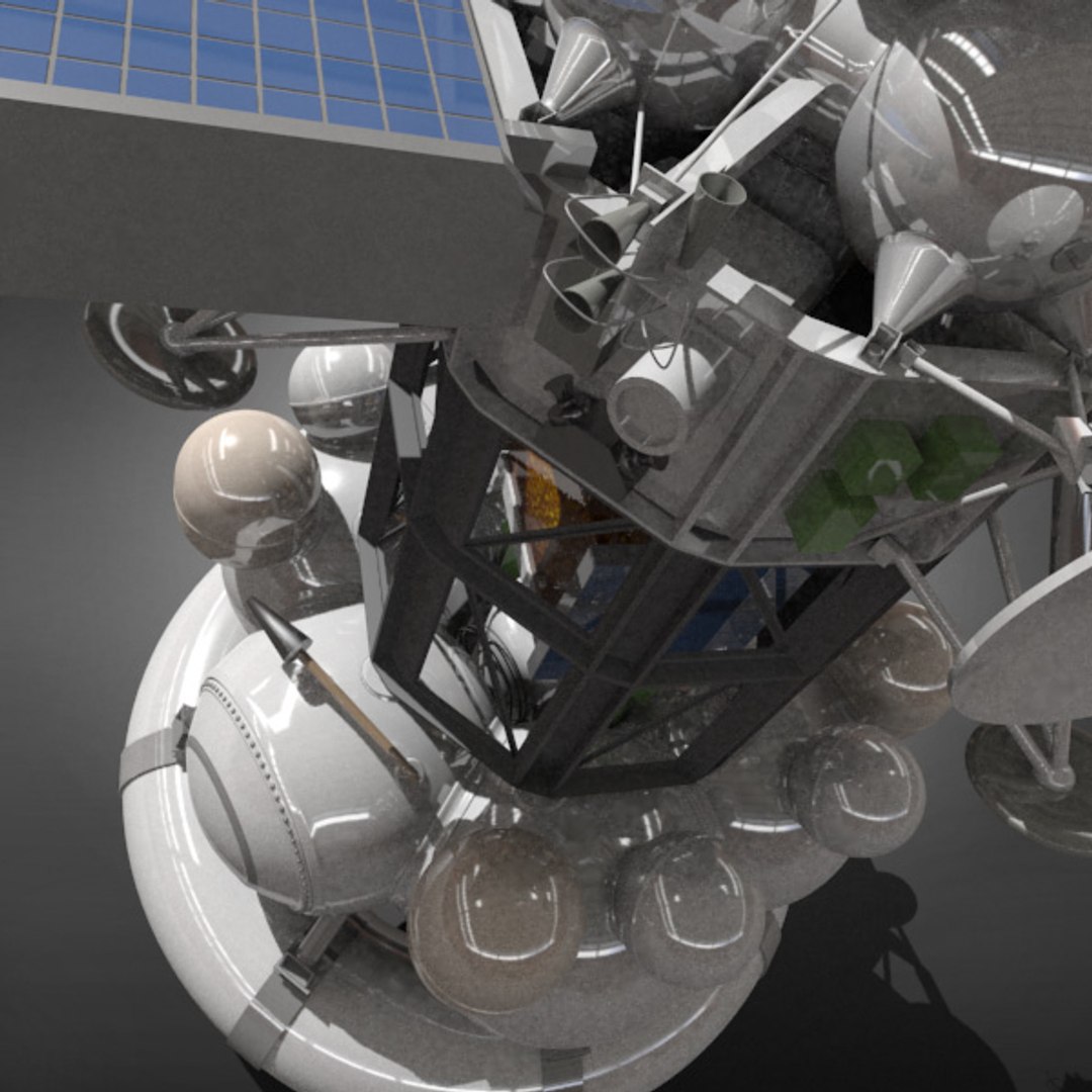 3d Model Of Russian Phobos-grunt