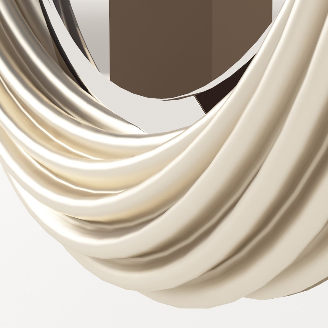 Circular Twisted Frame 3D Model - TurboSquid 1629313