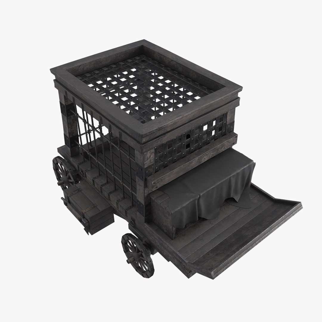 Medieval Prisoner Trolley 3D Model - TurboSquid 1383718