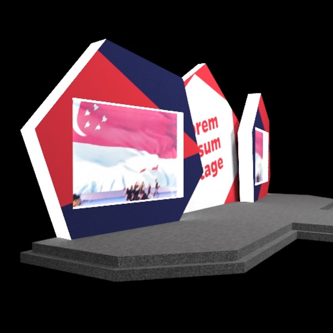 3D Stage Backdrop - TurboSquid 1473238