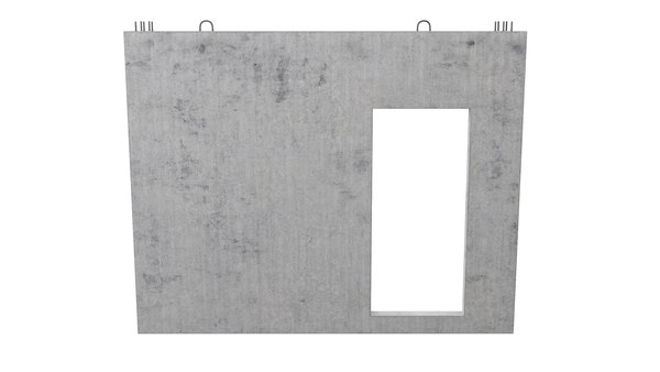 modelo 3d Panel de hormigón prefabricado - TurboSquid 2012986