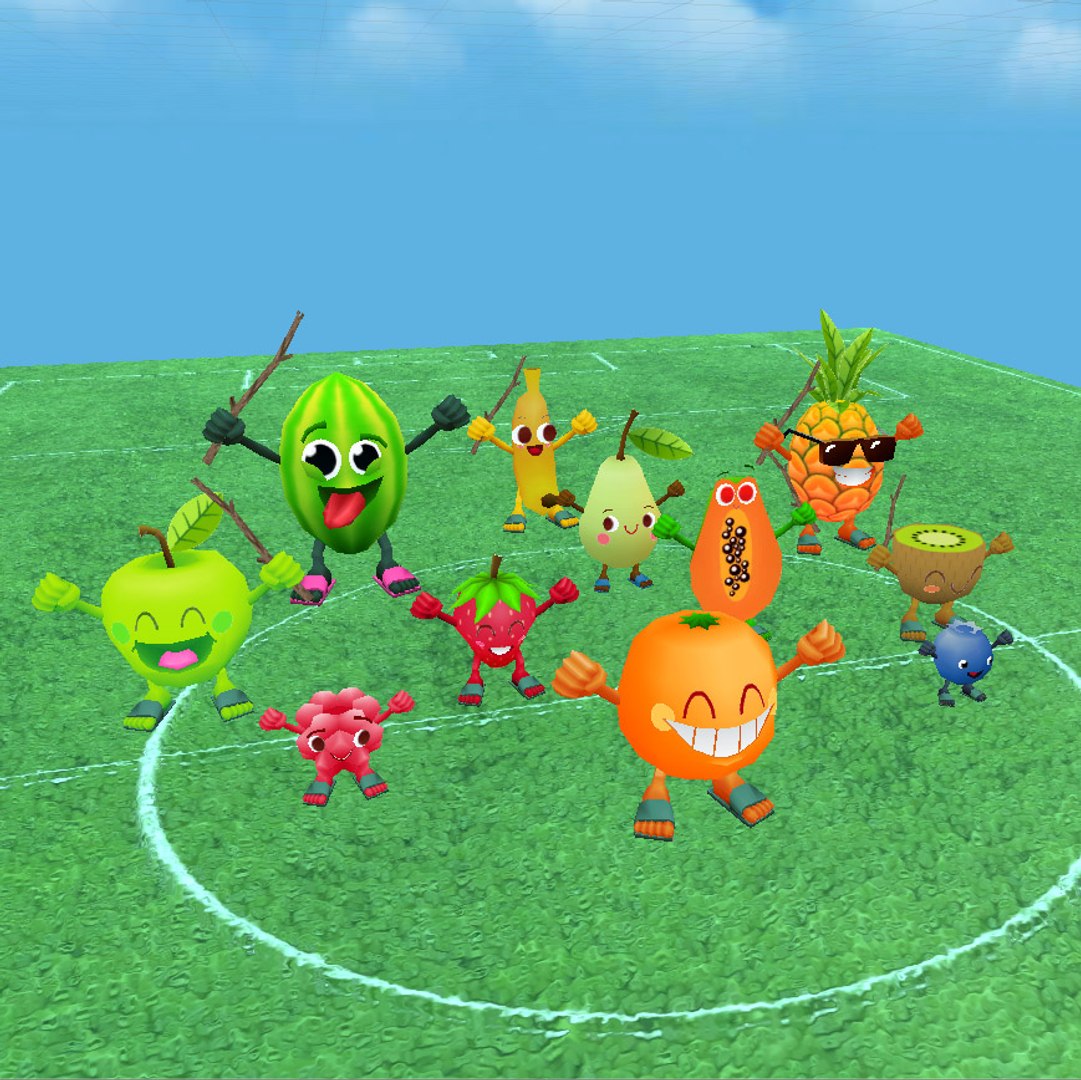 Fruits Characters 3d Ma