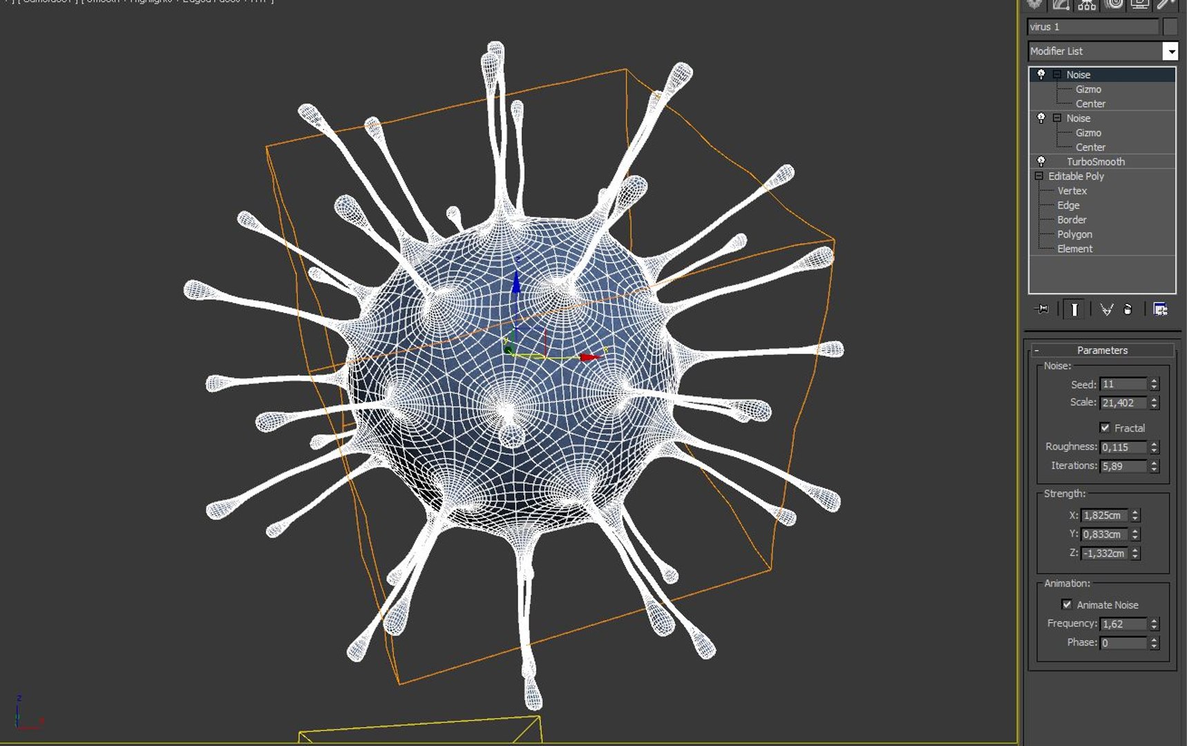 3d Virus - Bacteria Animation