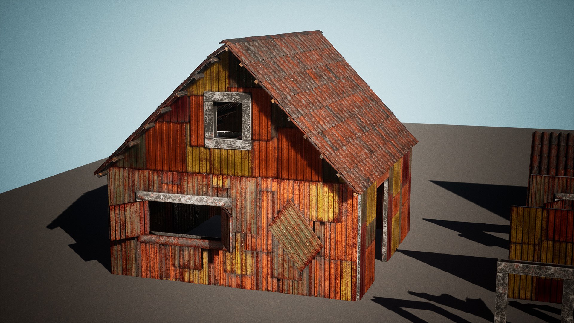 Modular Iron House 27 Assets 3D Model - TurboSquid 2109677