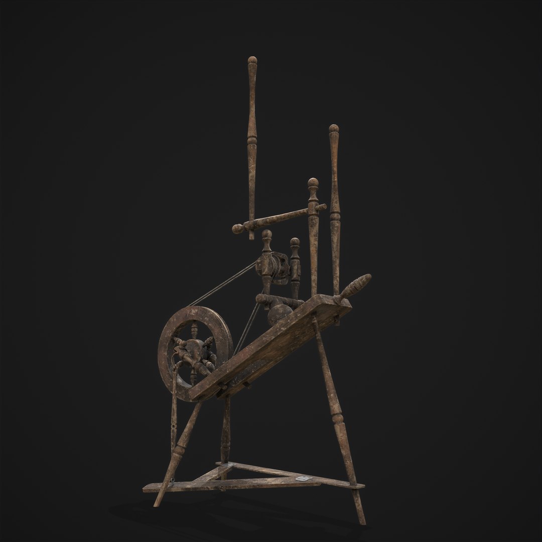 Spinning Wheel 3D Model - TurboSquid 1817661