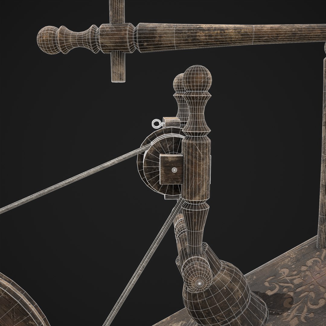 Spinning Wheel 3D Model - TurboSquid 1817661