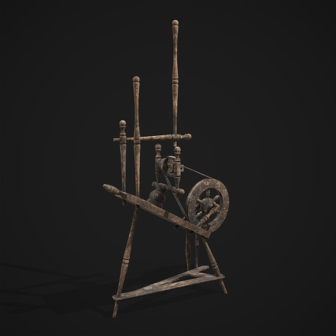 Spinning Wheel 3D Model - TurboSquid 1817661