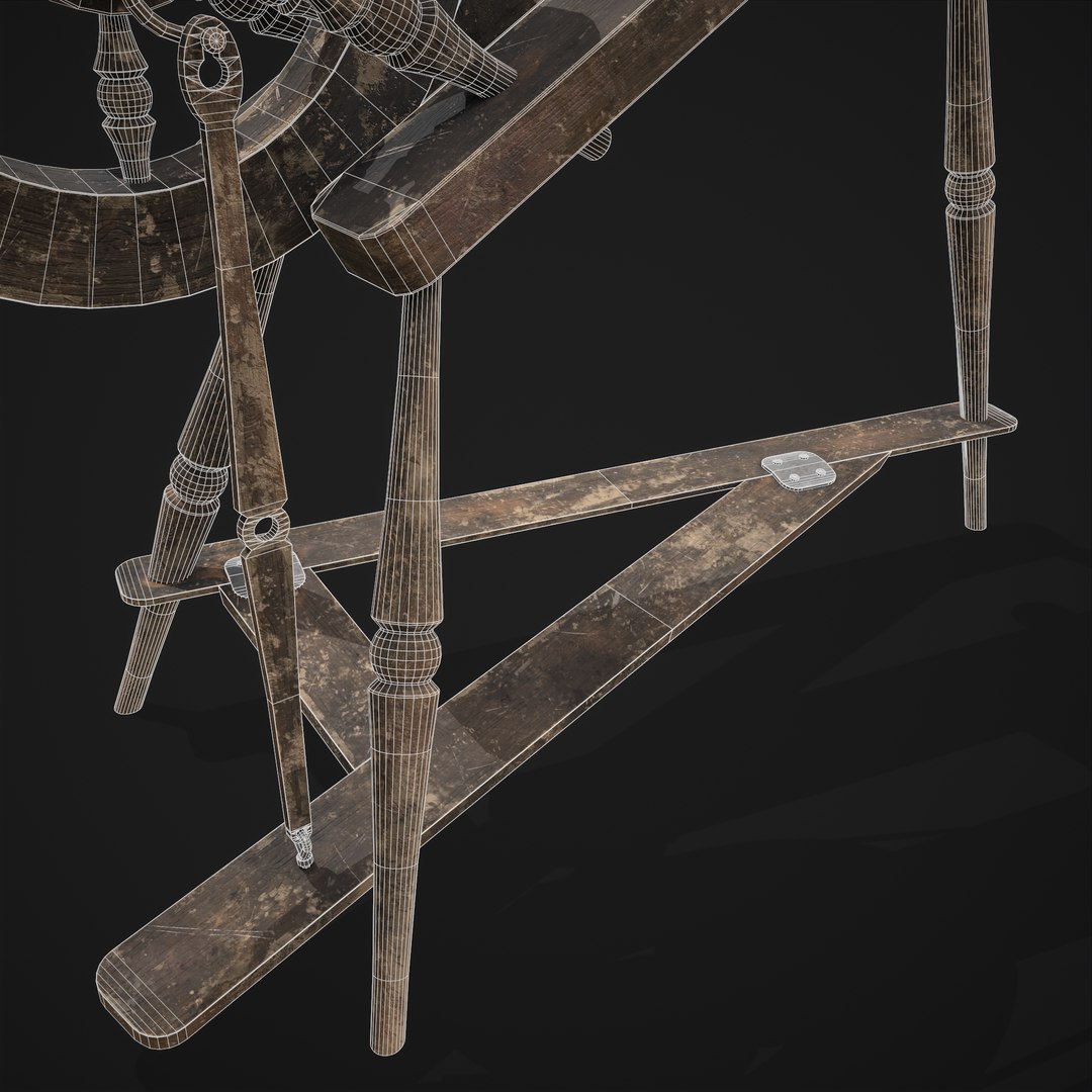 Spinning Wheel 3D model - TurboSquid 1817661