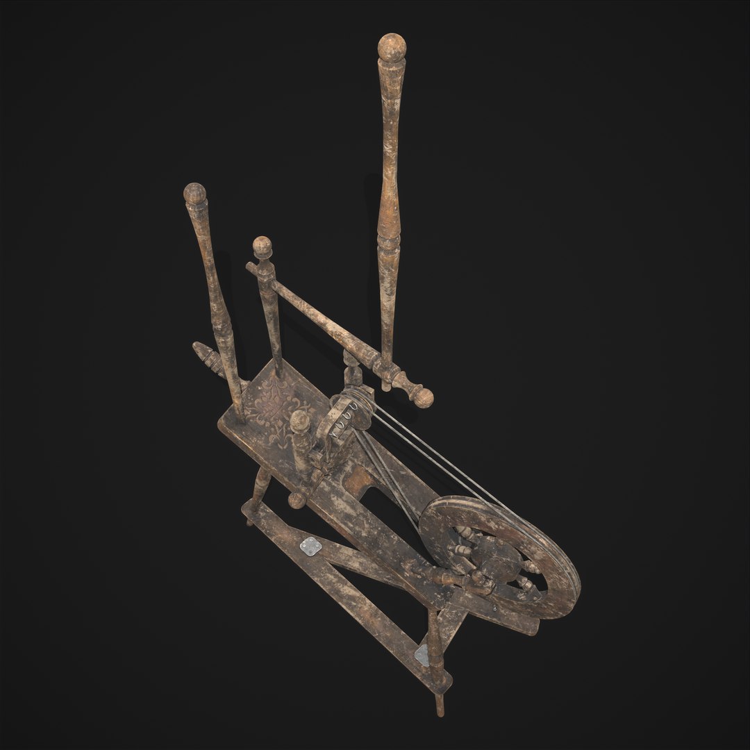 Spinning Wheel 3D Model - TurboSquid 1817661