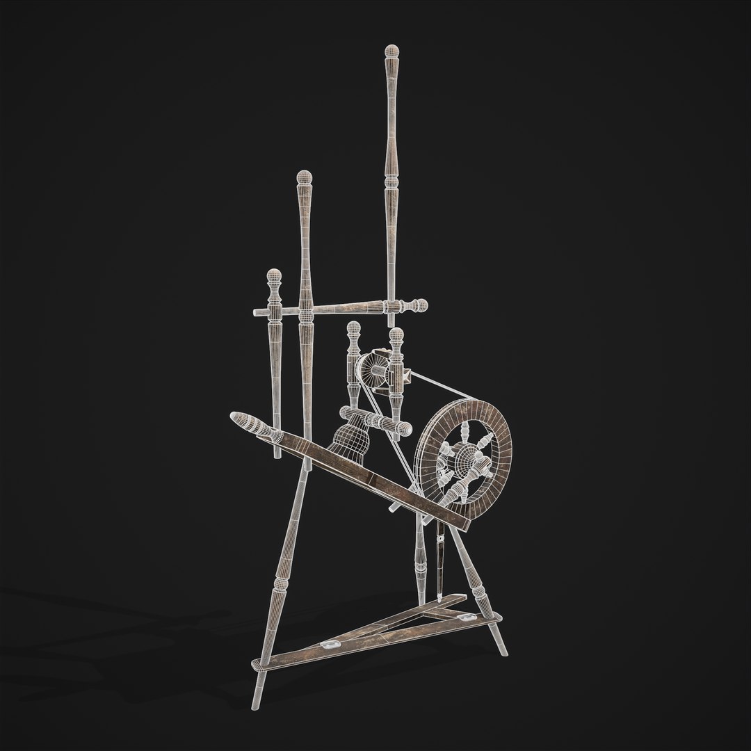 Spinning Wheel 3D Model - TurboSquid 1817661