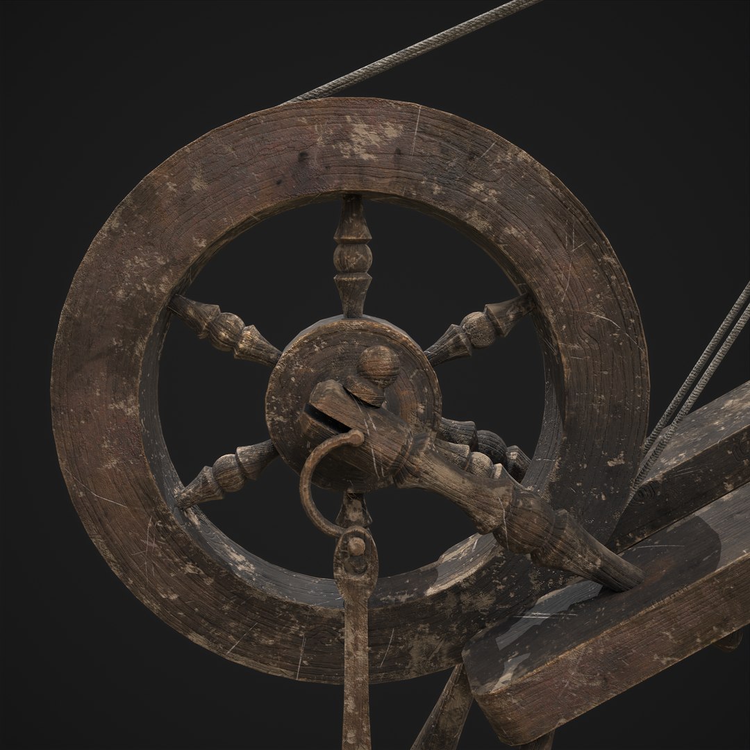 Spinning Wheel 3D Model - TurboSquid 1817661