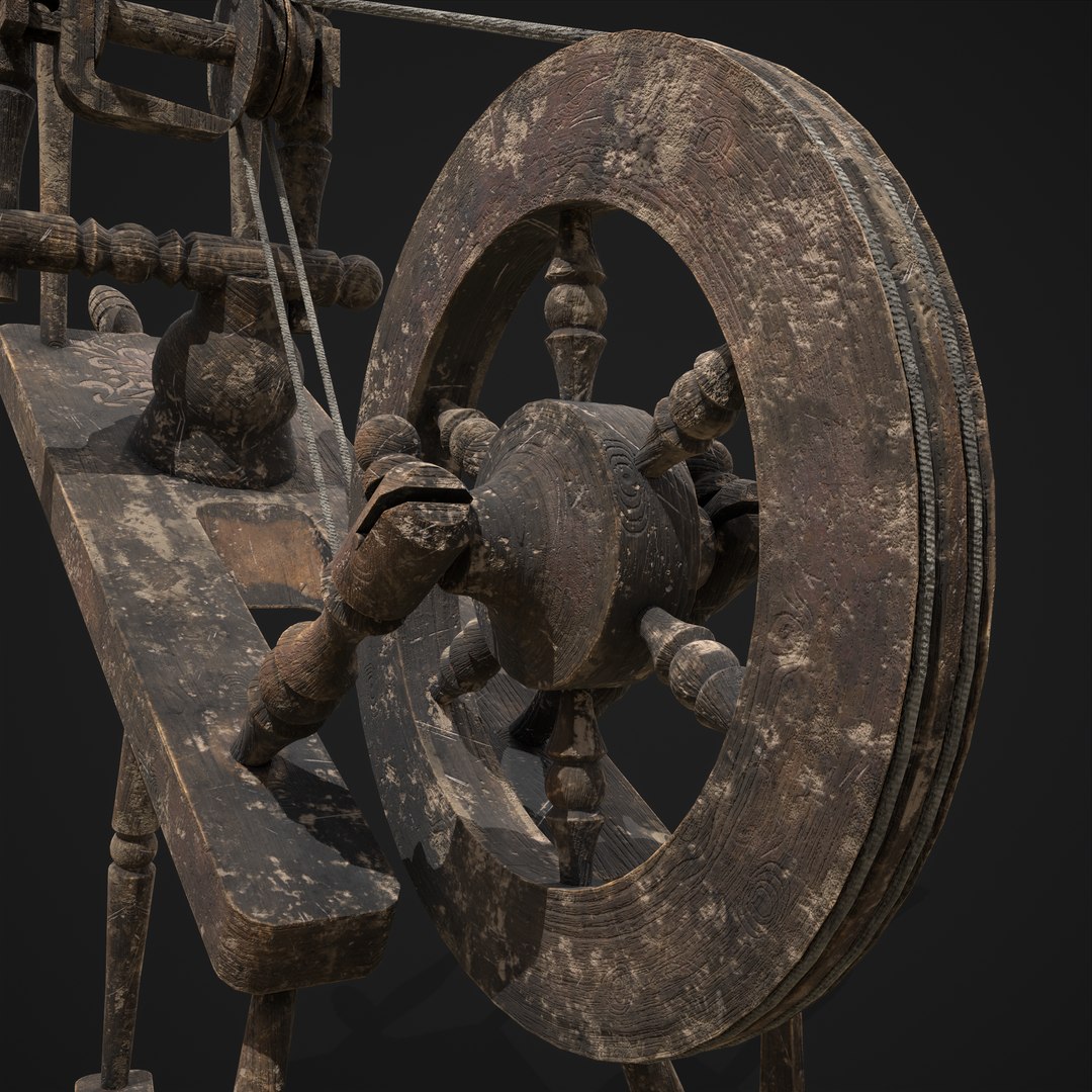 Spinning Wheel 3D Model - TurboSquid 1817661